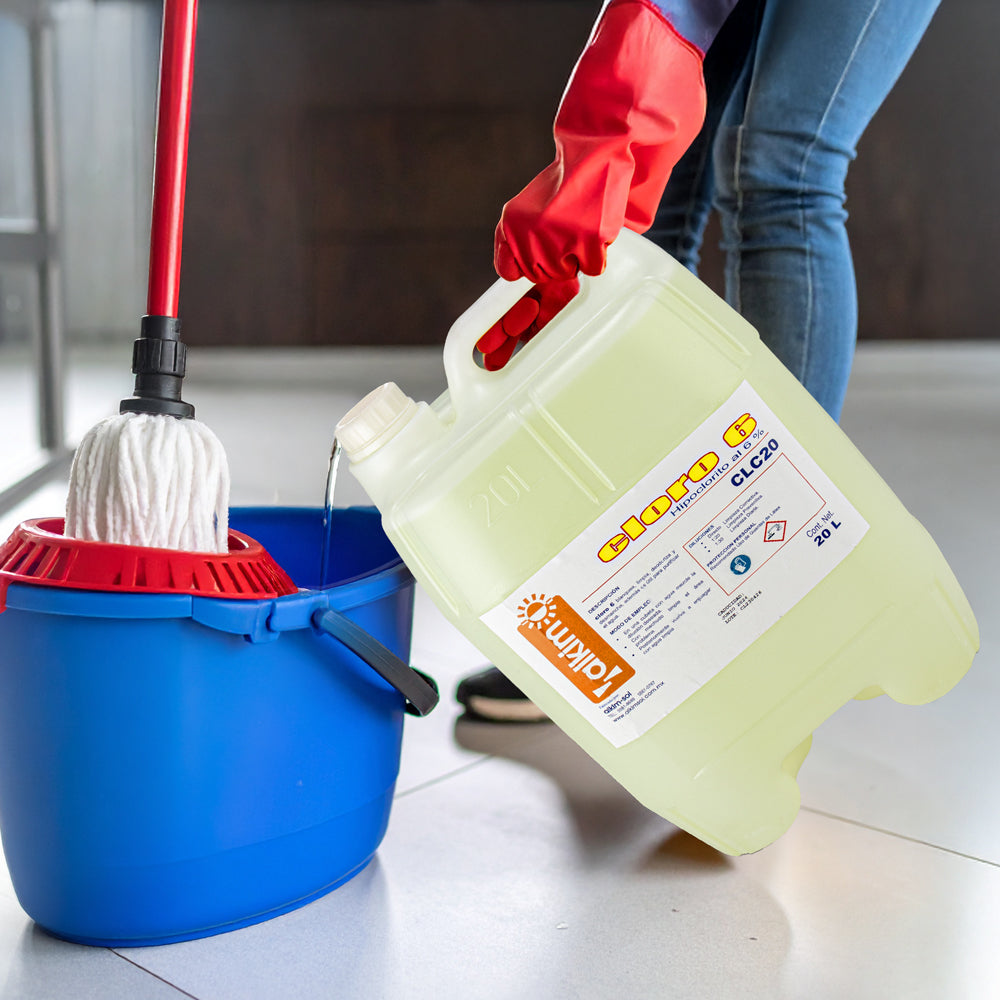 Cloro Alkim 6% - Porrón de 20 Litros – Bodega de Papel Mesones | Tienda ...