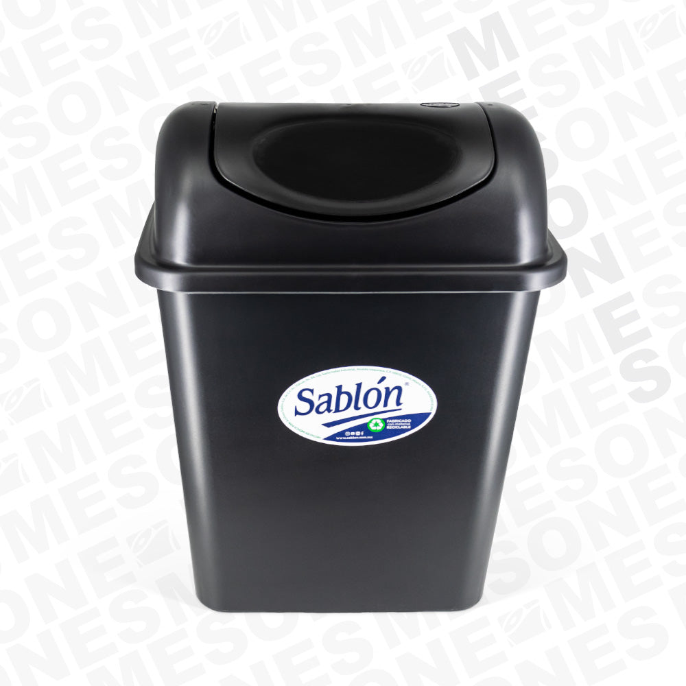 Sablón Cesto Mediano con Tapa Tipo Balancín 08095 para oficinas y ...