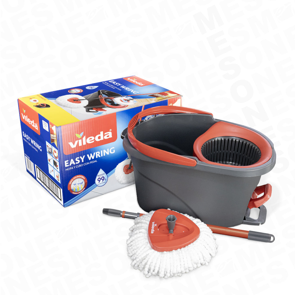 Vileda® Easy Wring Mopa y Cubeta con Pedal | 47737 – Bodega de Papel ...