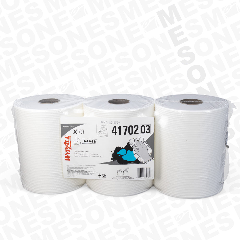 Wypall Wiper x70 Blanco 275 Hojas Jumbo Roll 1412 – Bodega de Papel ...