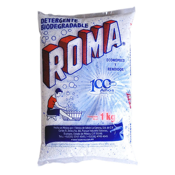 Roma 1 kg Detergente Biodegradable 40454 – Bodega de Papel Mesones ...
